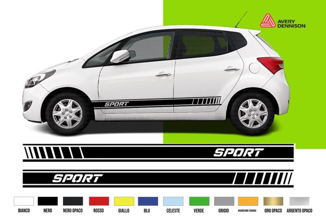 Hyundai Kona I20 I10 TUCSON UNIVERSAL Adhesive Strips Logo Stickers ...