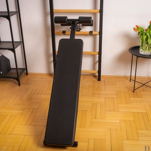 Benchk Wall Bars With a Fixed Steel 6-grip Pull-up Bar, a Dip Bar With ...