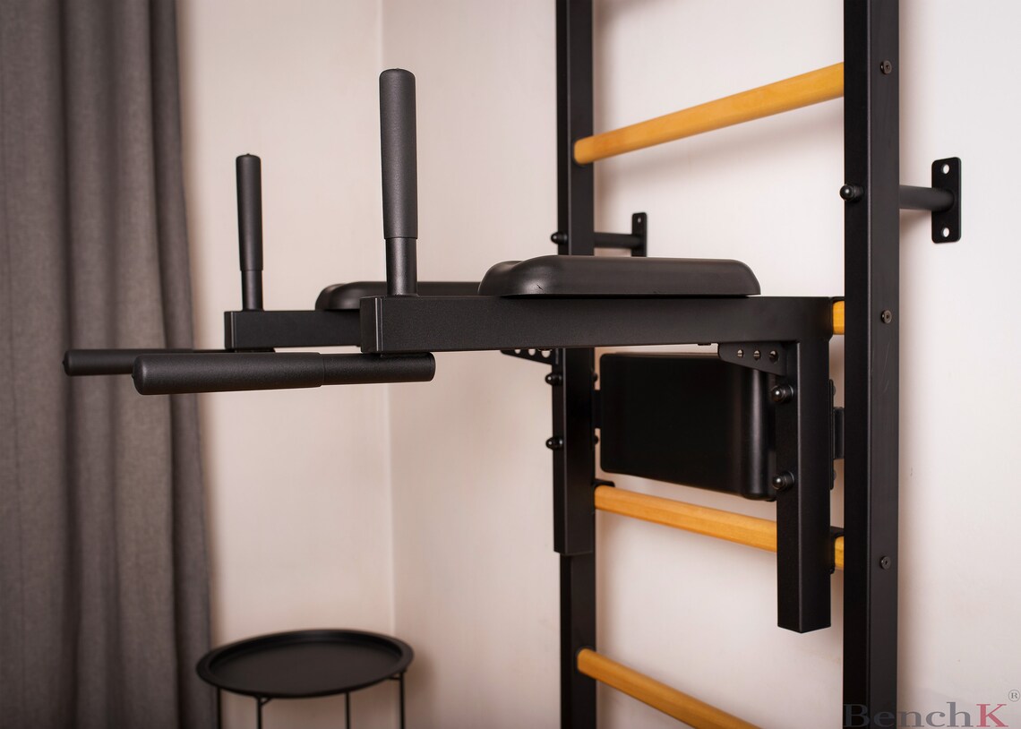Benchk Wall Bars With a Convertible Steel 6-grip Pull-up Bar as a ...
