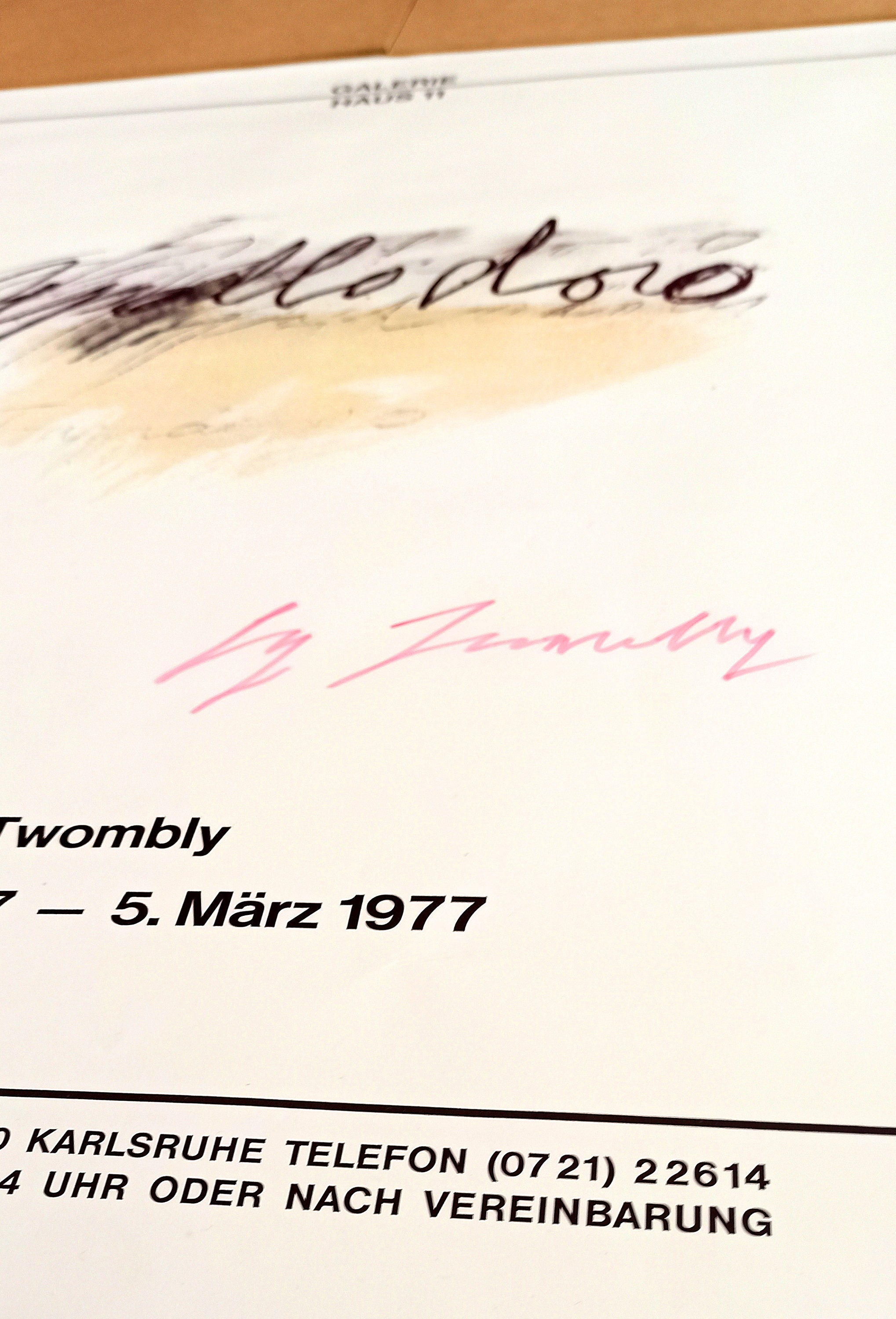 CY TWOMBLY HANDSIGNIERT 1977 Apollo Doro - Etsy