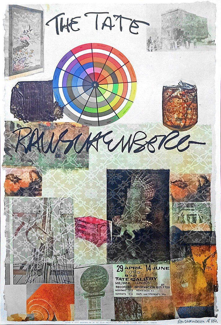 ROBERT RAUSCHENBERG Tate Gallery 1981 Handsigned in Pencil - Etsy