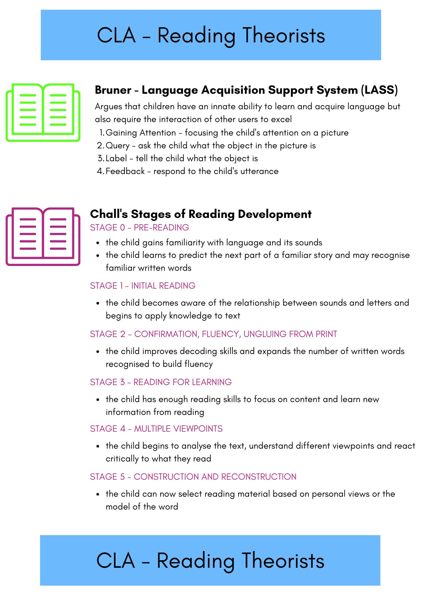 English Language A Level Child Language Revision Documents (reading ...