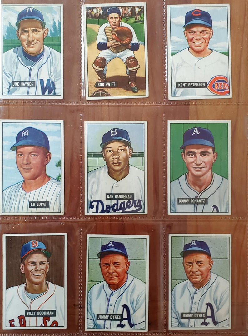 1951 Bowman Baseball Cards 46 Card Lot Very Good Condition Some Stars ...