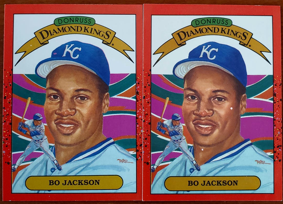 Bo Jackson Cards Baseball and Football Rookie Cards Numerous Lots Rare ...