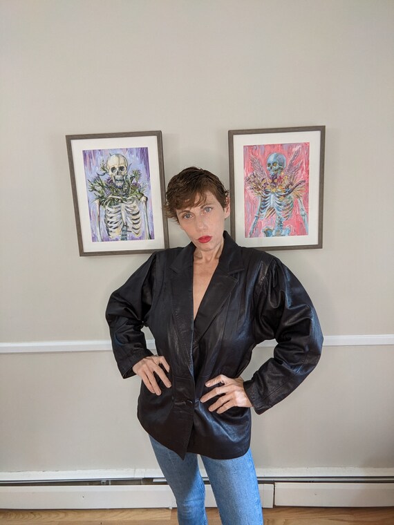 Turkish leather jacket from the 80s! Soft and beautif… - Gem