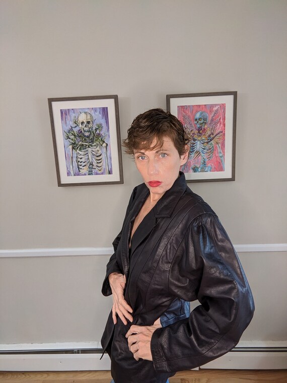 Turkish leather jacket from the 80s! Soft and beautif… - Gem