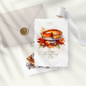 Watercolor Pumpkin Pie Clipart PNG, Thanksgiving Dinner Clipart ...