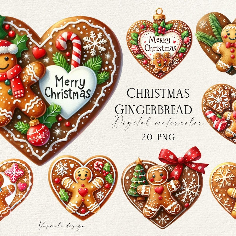 Gingerbread Heart - Etsy