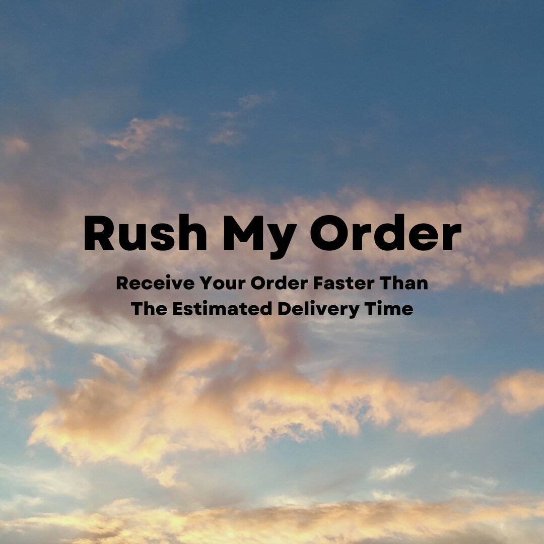 Rush My Order Emergency Reading This is Additional to Your Purchase to ...