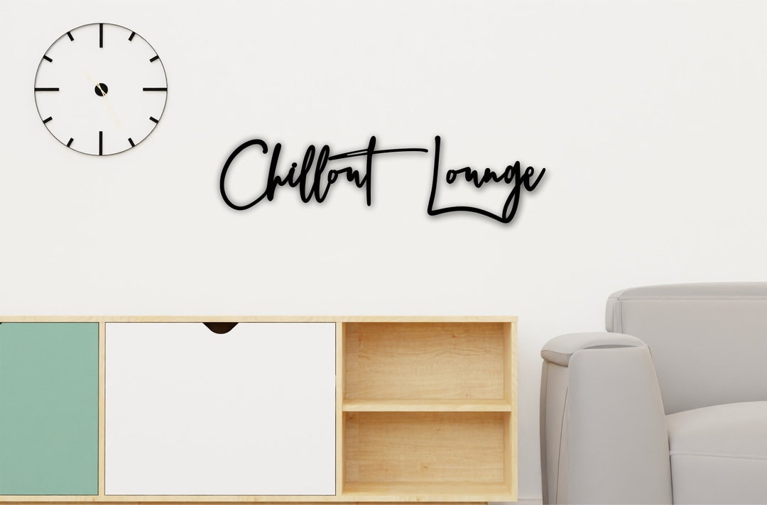 Chillout Lounge Lettering Made of Acrylic Glass Favorite - Etsy