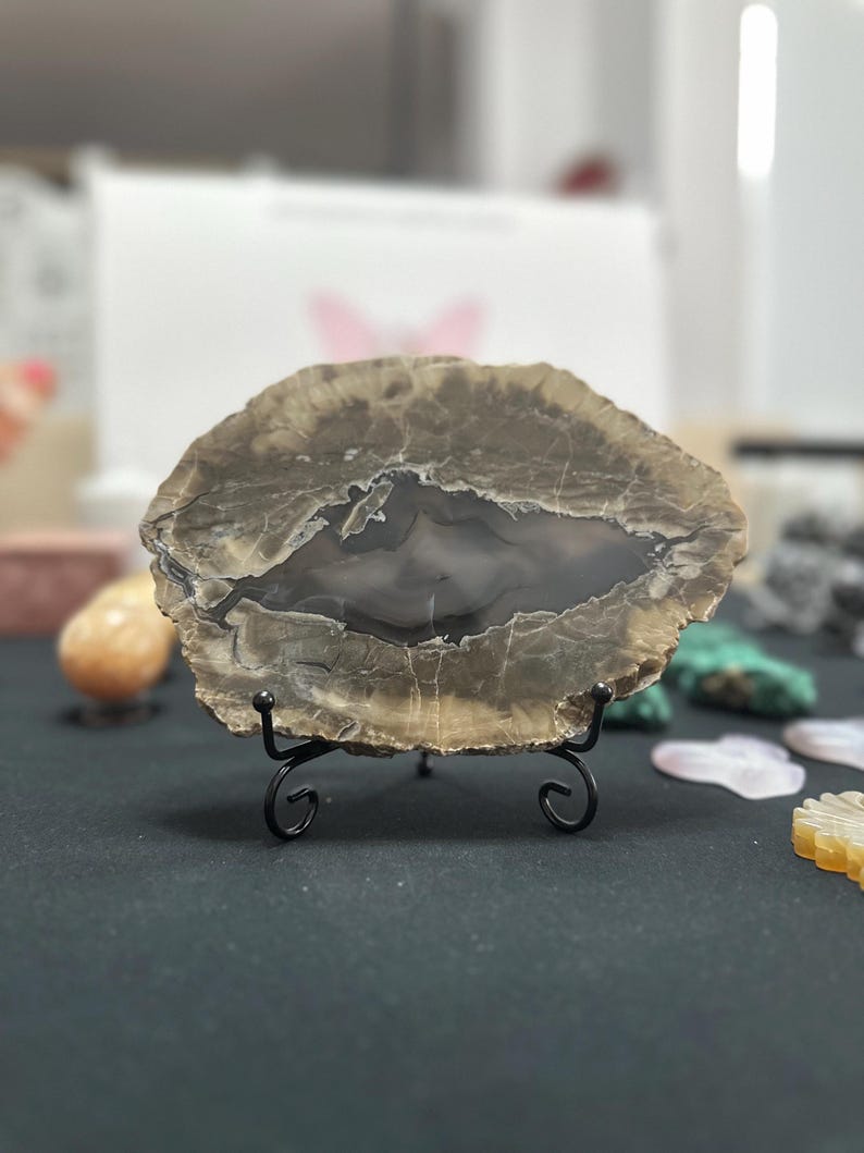 VOLCANO AGATE SLAB - Genuine Quality Crystal - Big Size - Uv Reactive ...