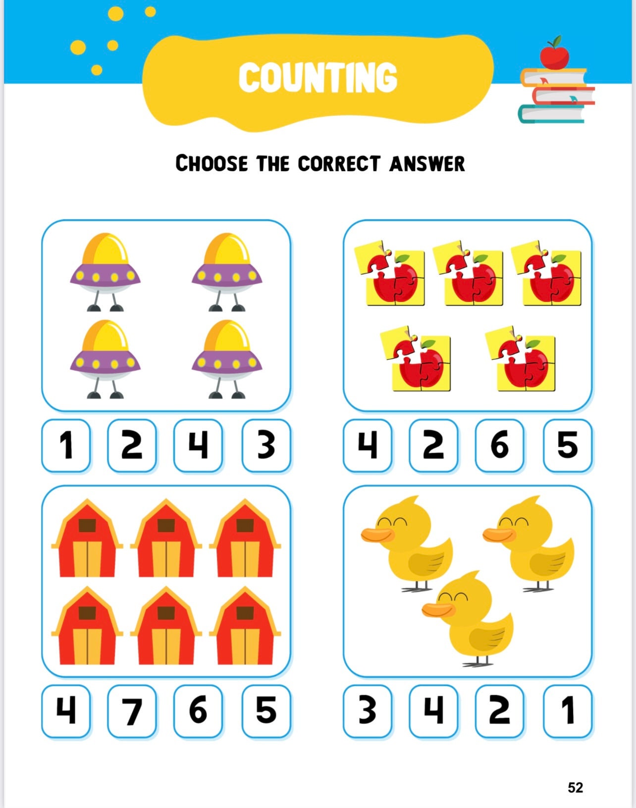 Kids Learning Preschool Activity Workbook, Preschool Busy Book ...