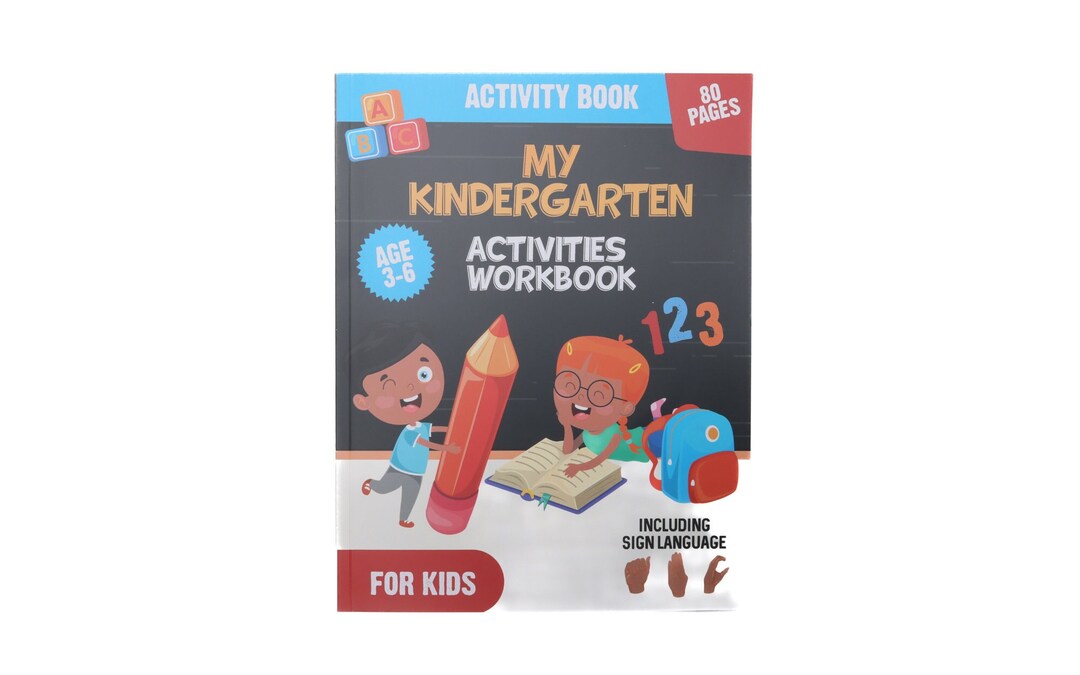 Kids Learning Preschool Activity Workbook, Preschool Busy Book ...