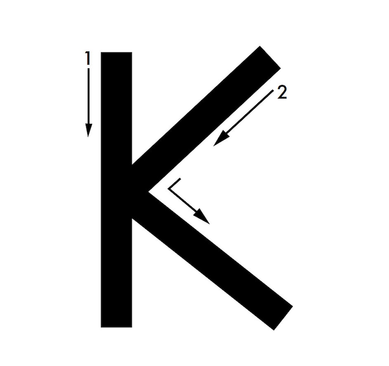 Digital Capital Letter Writing Guide for Children | Learn to Write ...