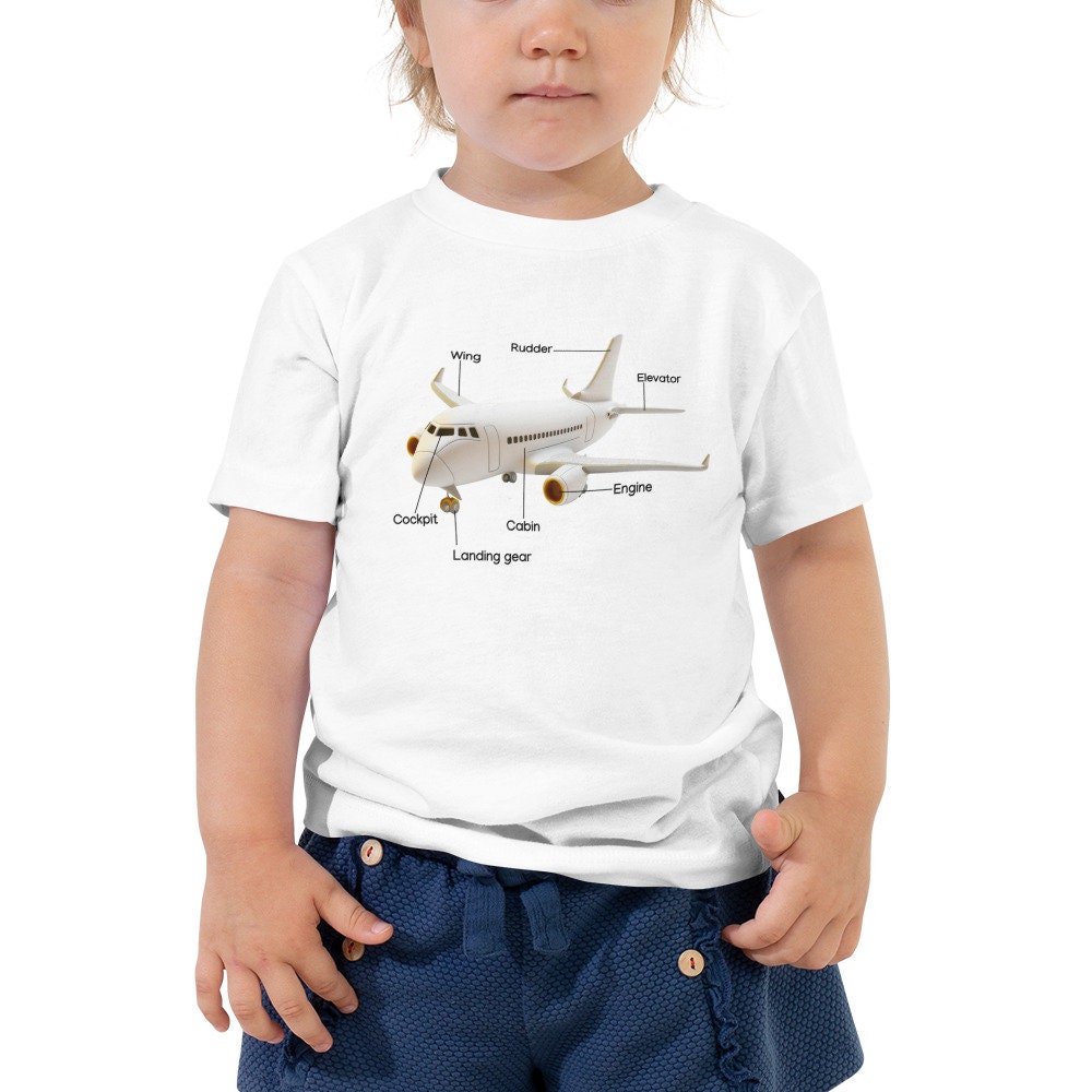 Parts of a Plane Tees for Future Pilots and Aviation Experts - Etsy