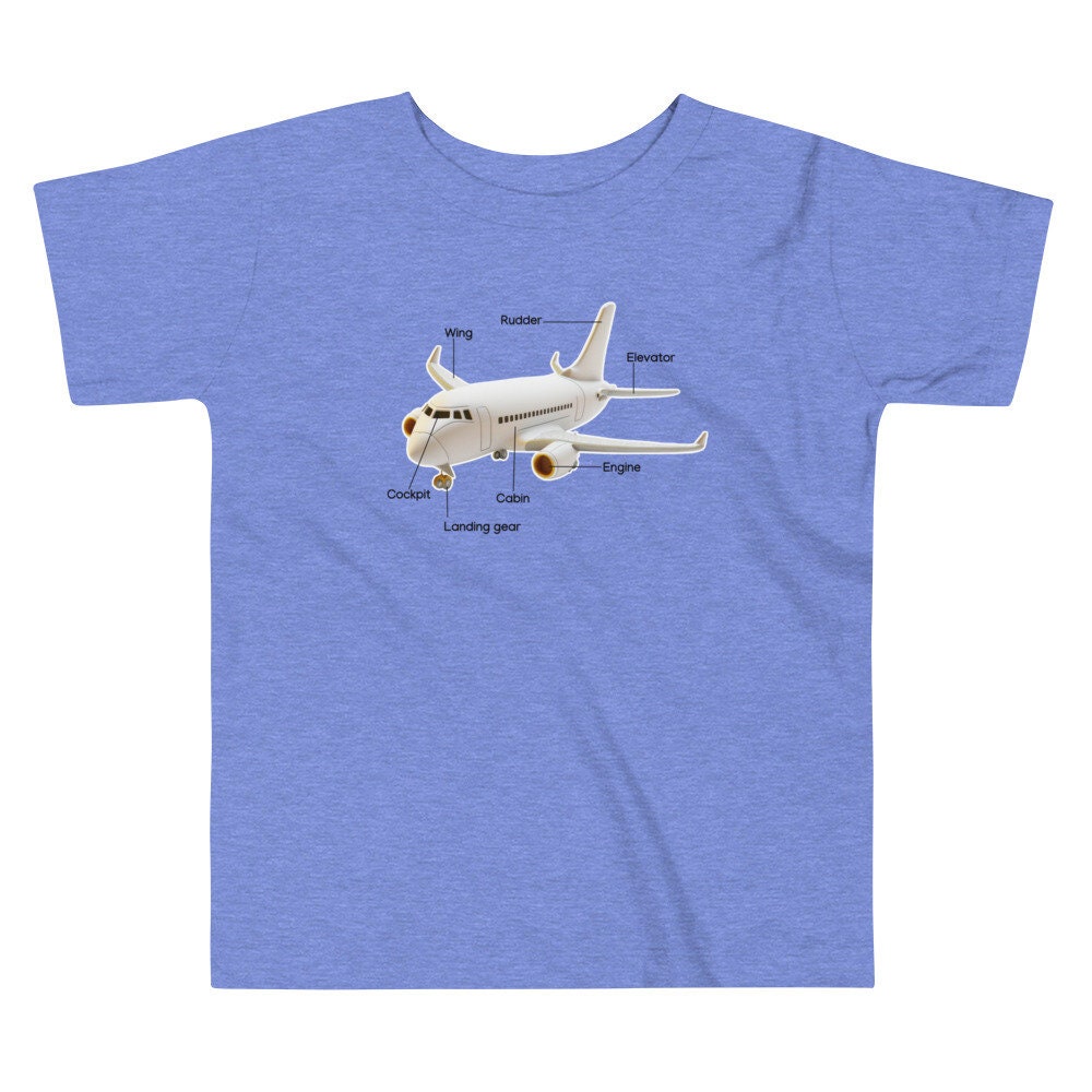 Parts of a Plane Tees for Future Pilots and Aviation Experts - Etsy
