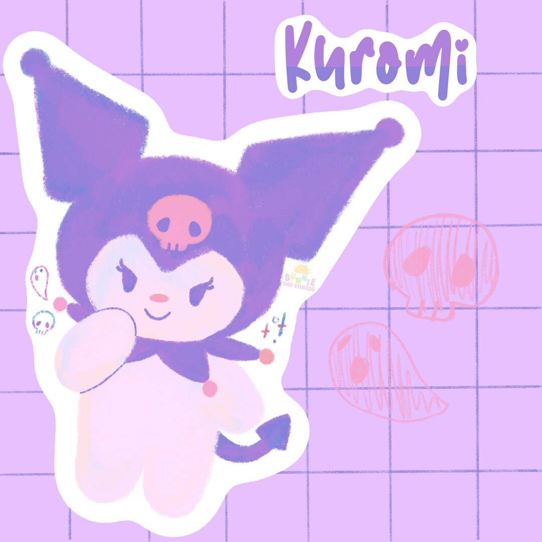 Kuromi Vinyl Sticker - Etsy