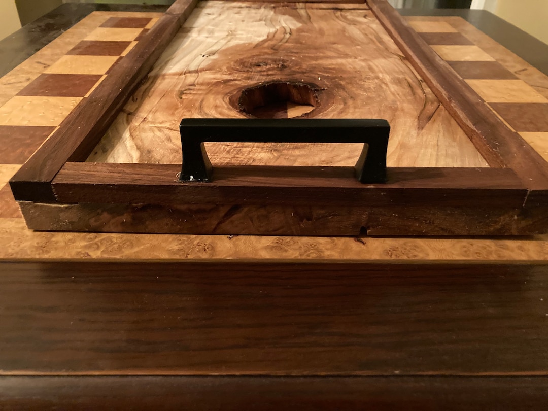 Wooden Serving Tray With Handles - Etsy