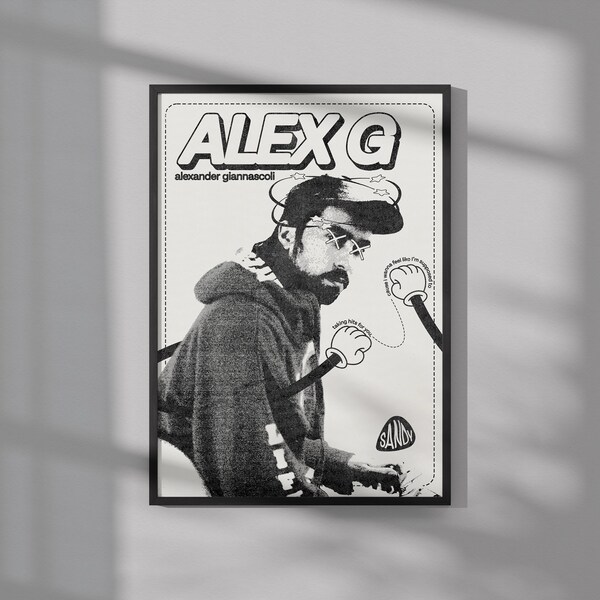 Alex G Poster - Etsy
