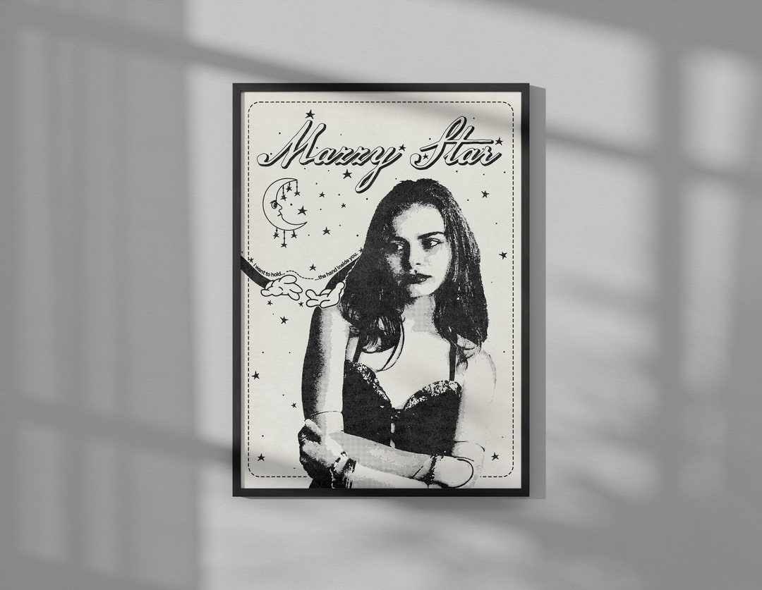 Mazzy Star Poster Music Poster Wall Art Wall Decor Etsy