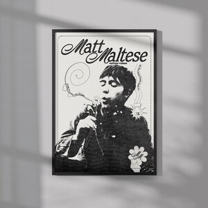 Matt Maltese Poster | Music Poster | Wall Art | Wall Decor - Etsy