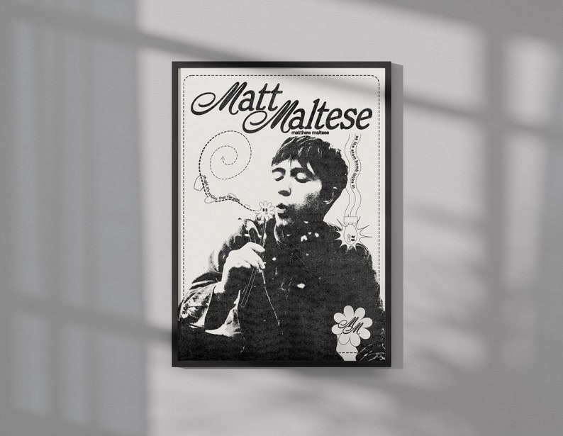 Matt Maltese Poster Music Poster Wall Art Wall Decor - Etsy