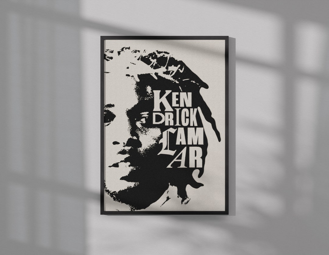 Kendrick Lamar Poster | Music Poster | Wall Art | Wall Decor - Etsy