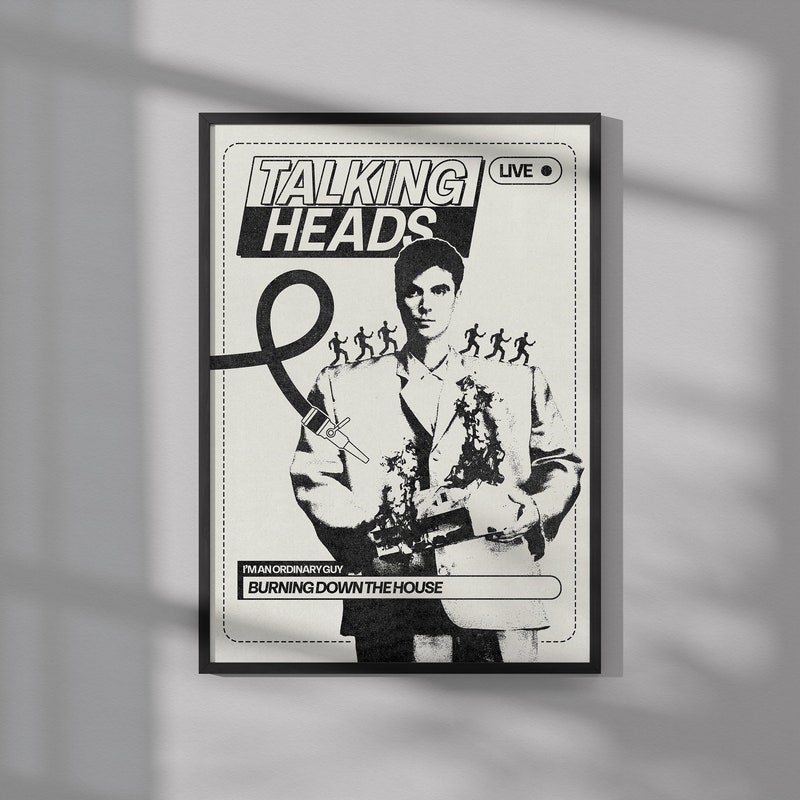 Talking Heads Poster - Etsy