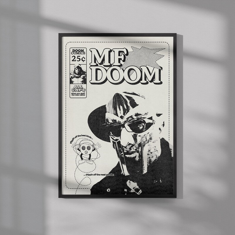 Mf Doom Poster - Etsy