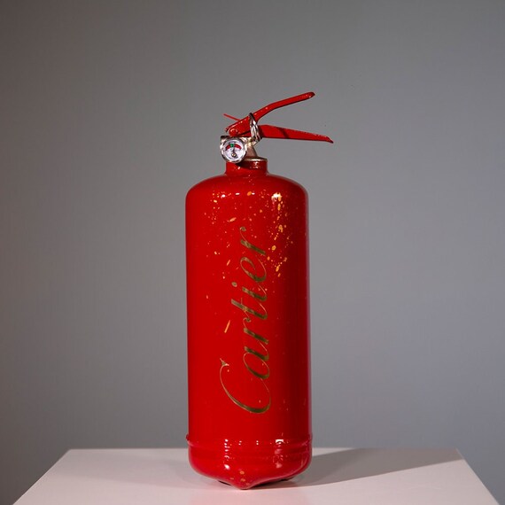 Kaws Statue Decorative Luxury Fire Extinguisher With Epoxy - Etsy