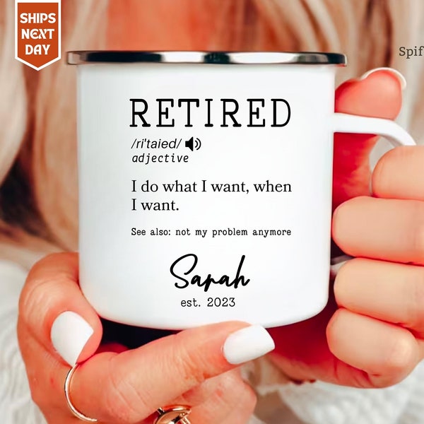 Retirement Mug - Etsy