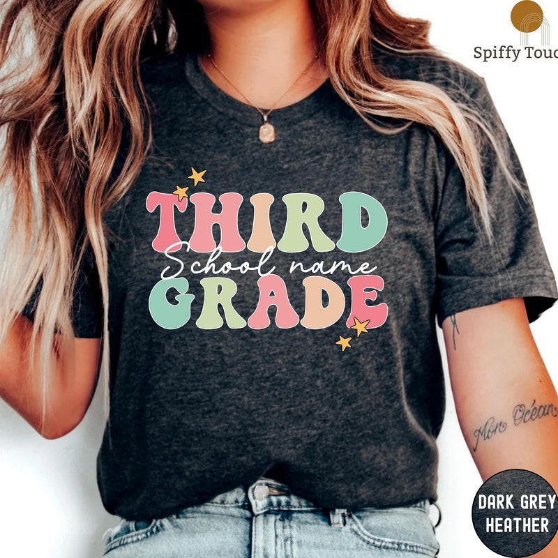 3rd Grade Teacher Shirt - Etsy