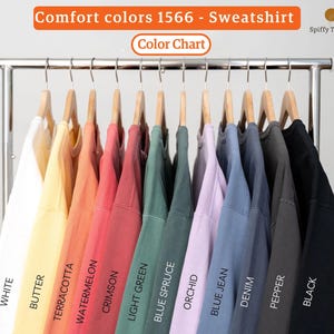 Custom Sweatshirt, Custom Comfort Colors Sweatshirt, College Letters ...