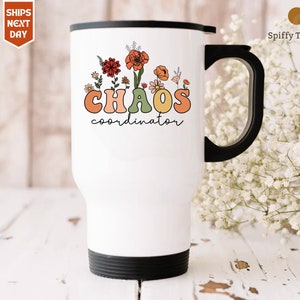Administrative Professionals Day Gift Travel Mug Wildflowers for Women ...