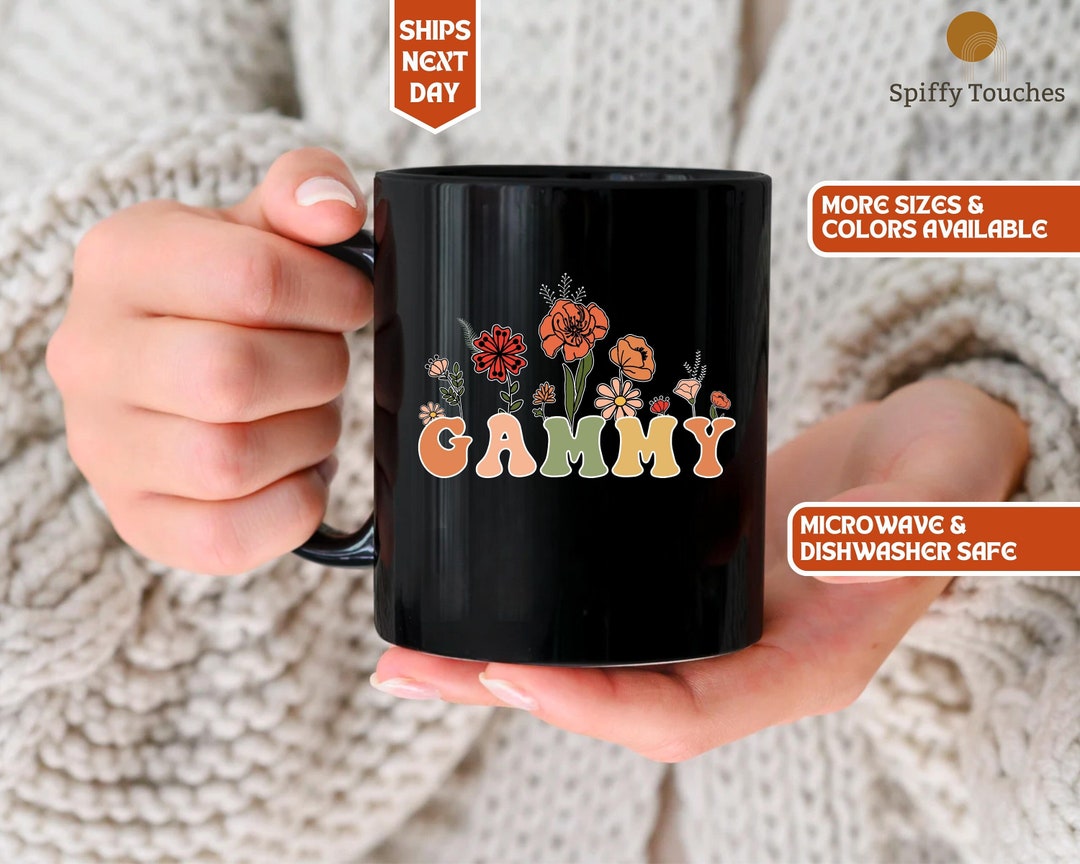 Gammy Mug,gammy Wildflowers Mug,gammy Mug,gammy Coffee Mug,gift for ...