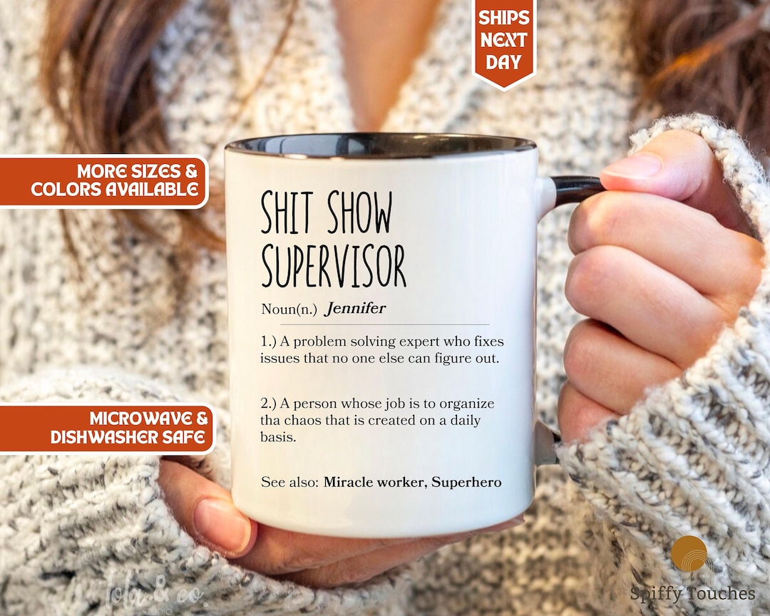 Shit Show Supervisor Mug, Shit Show Supervisor Gift, Shit Show ...
