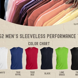 Custom Your Own Text, Logo, Personalized Performance Sport Sleeveless T ...