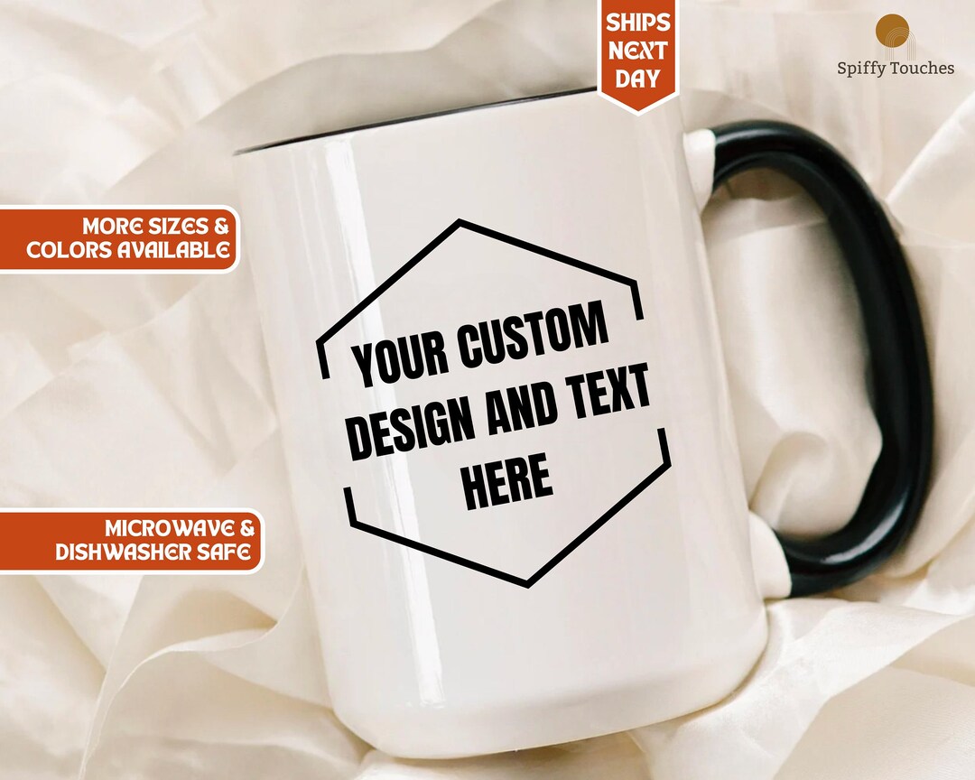 Custom Design Mug, Design Your Own Mug for Men and Women Birthday Gift ...