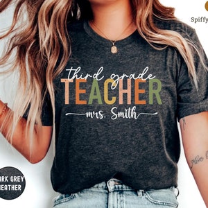 Third Grade Teacher Shirt, Third Grade, 3rd Grade, 3rd Grade Teacher ...