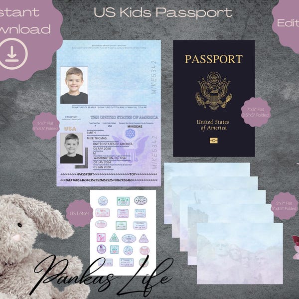 Passport Stamps - Etsy