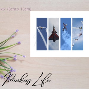 Airplane Bookmark Printable Gifts for Flying Lovers Bookmark Set Flying ...