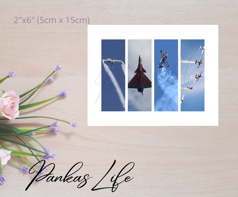 Airplane Bookmark Printable Gifts for Flying Lovers Bookmark Set Flying ...