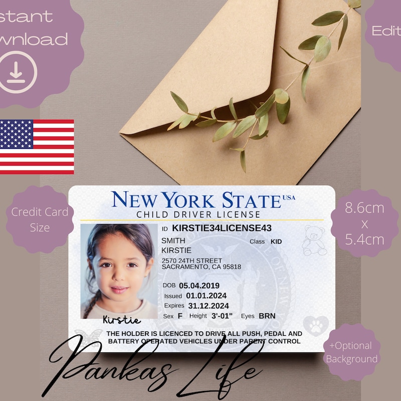 Custom Fake Driver License - Etsy