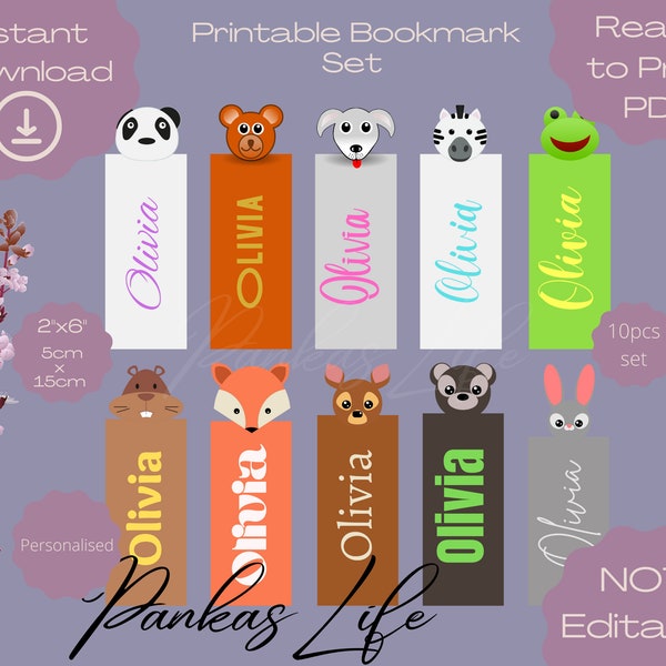Custom Bookmarks - Etsy