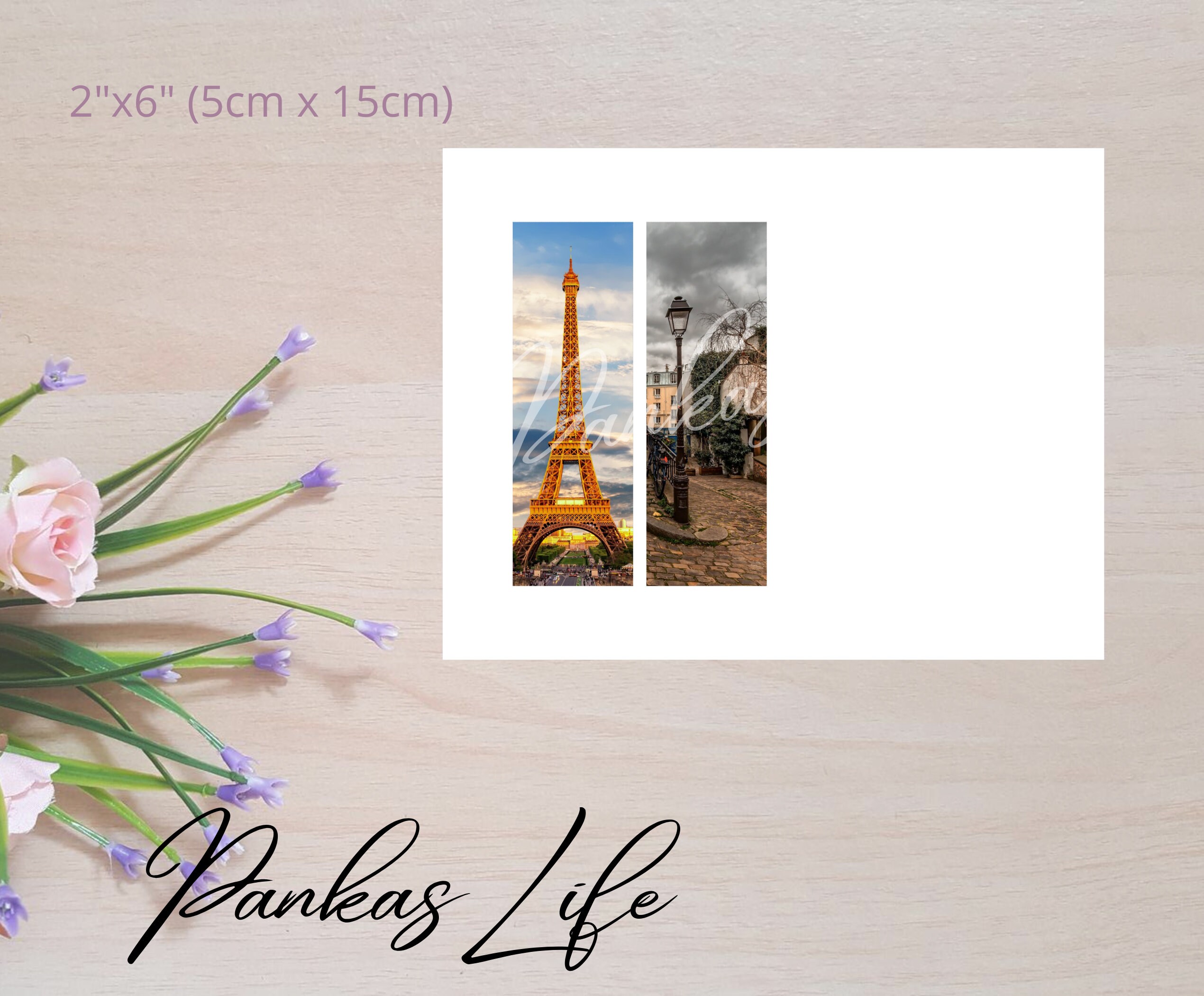 Printable Paris Bookmark Set for Book Lovers Unique Bookmark - Etsy