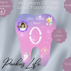 Editable Tooth Fairy Set, Tooth Fairy Letter, Pretend Play Certificate ...
