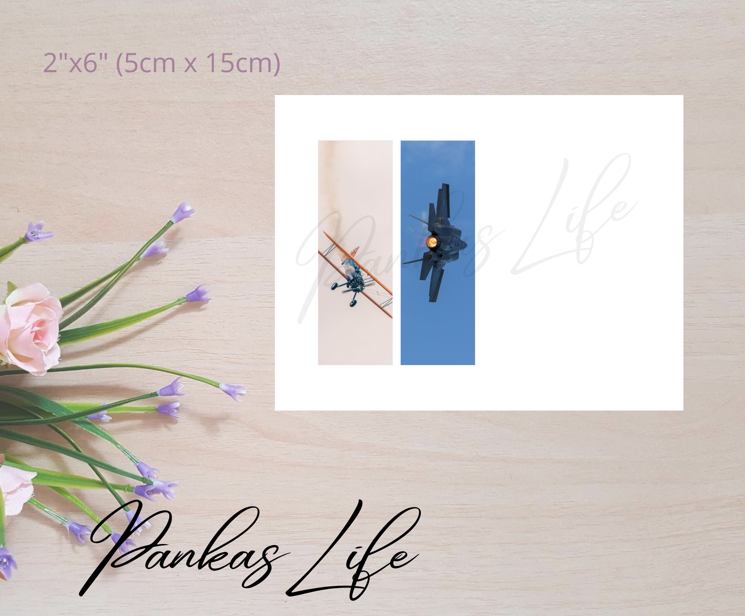 Airplane Bookmark Printable Gifts for Flying Lovers Bookmark Set Flying ...