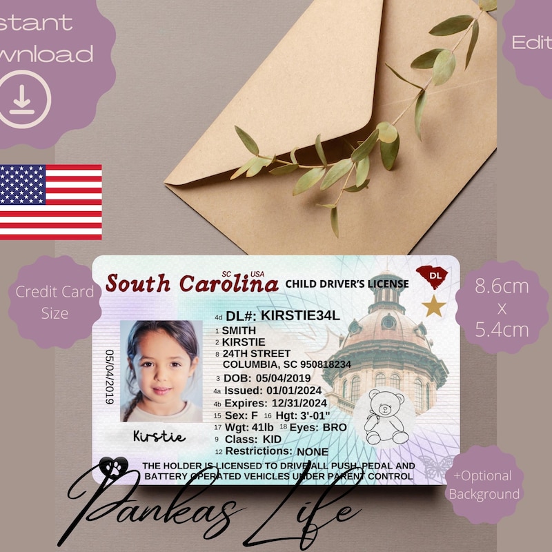 Funny Fake License - Etsy