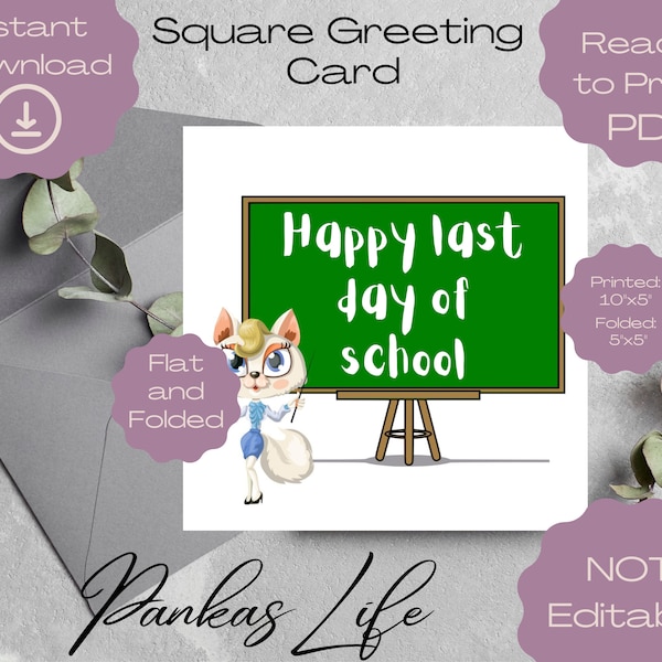 Last Day of School Card for Student - Etsy