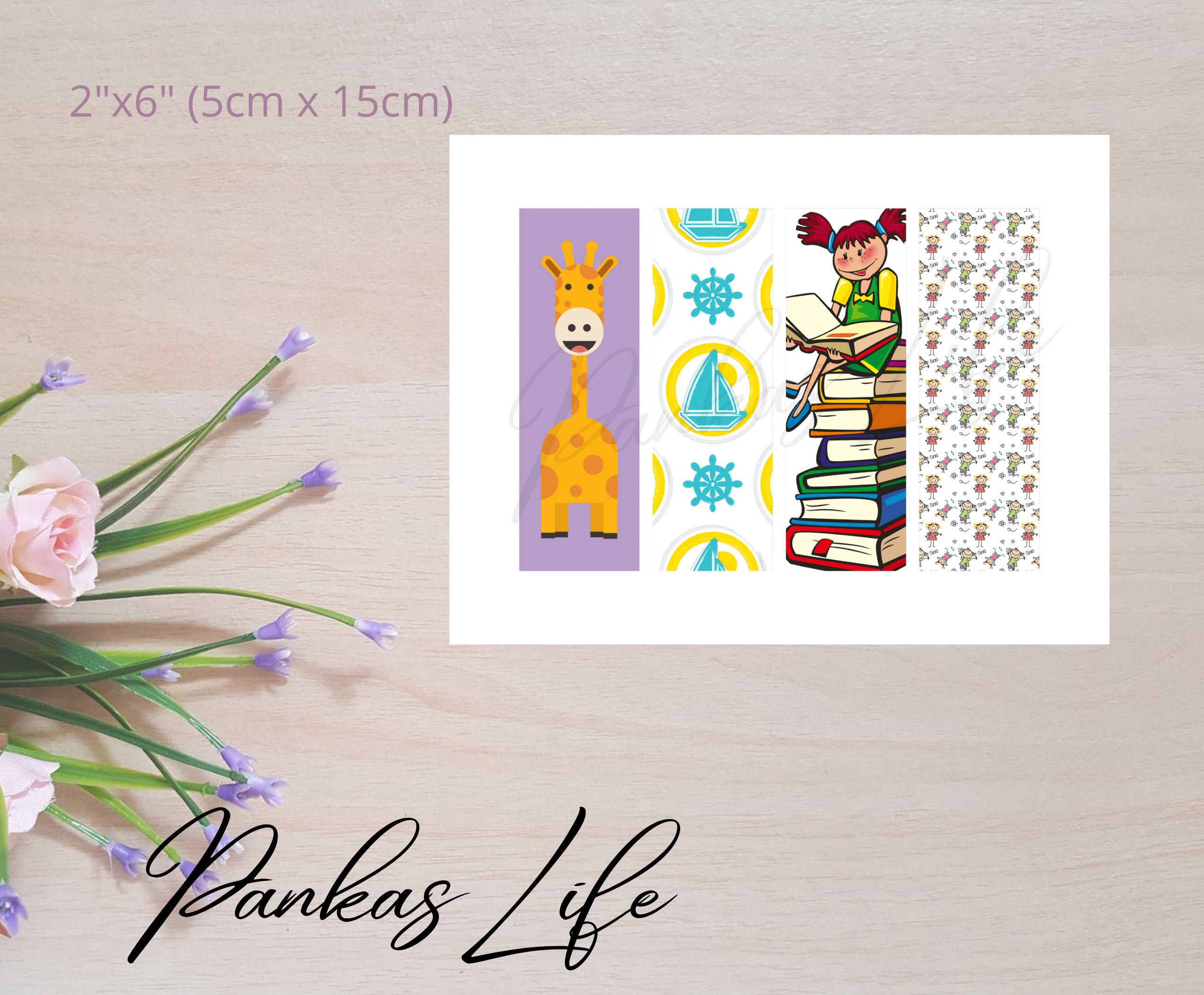 Cute Printable Bookmark Set for Kids Party Favor Gift - Etsy